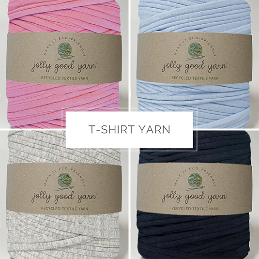 Jolly Good Yarn: Eco-Friendly Crochet, Knitting & T Shirt Yarns