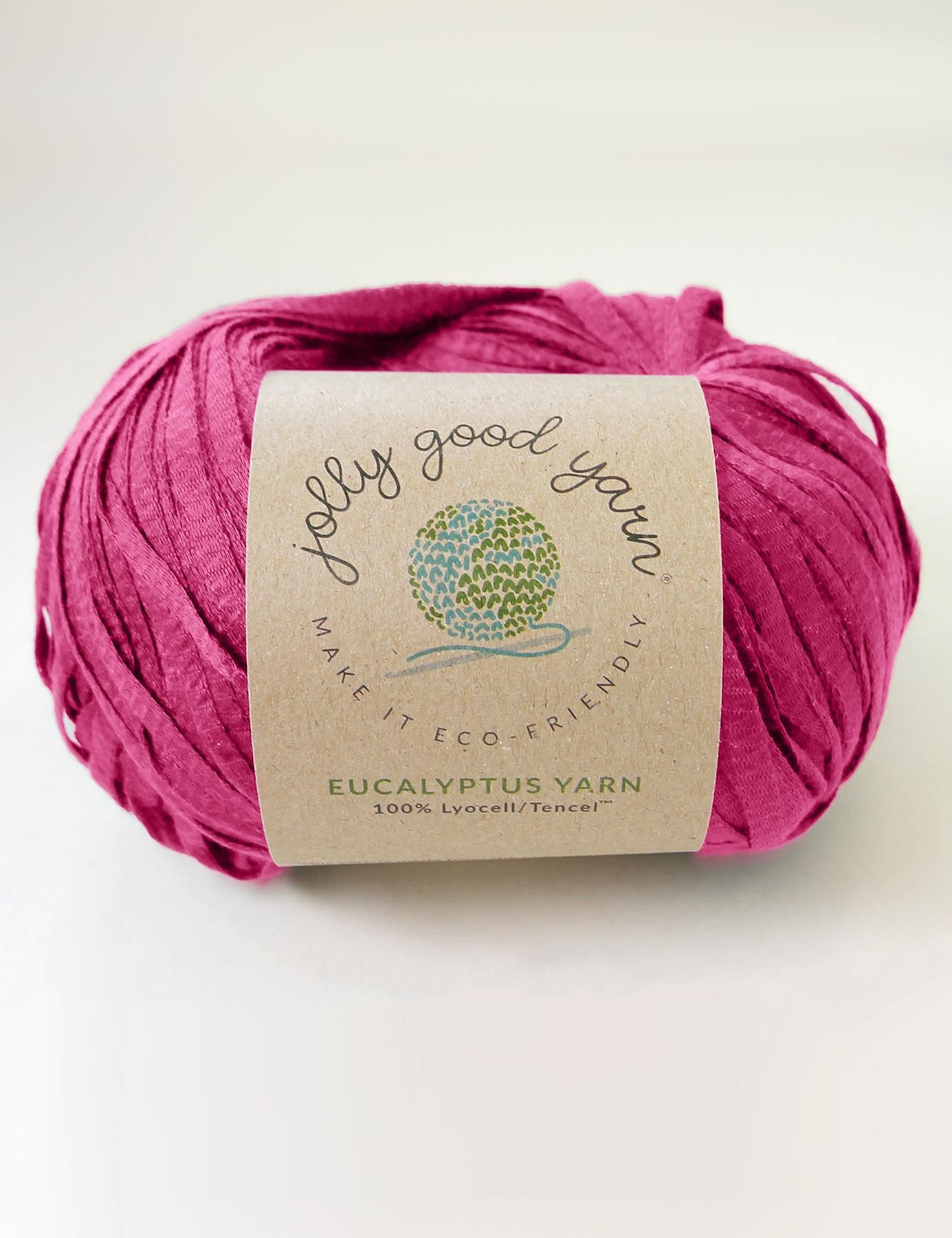 Yeoford Pink eco-friendly eucalyptus yarn (100g) – Jolly Good Yarn