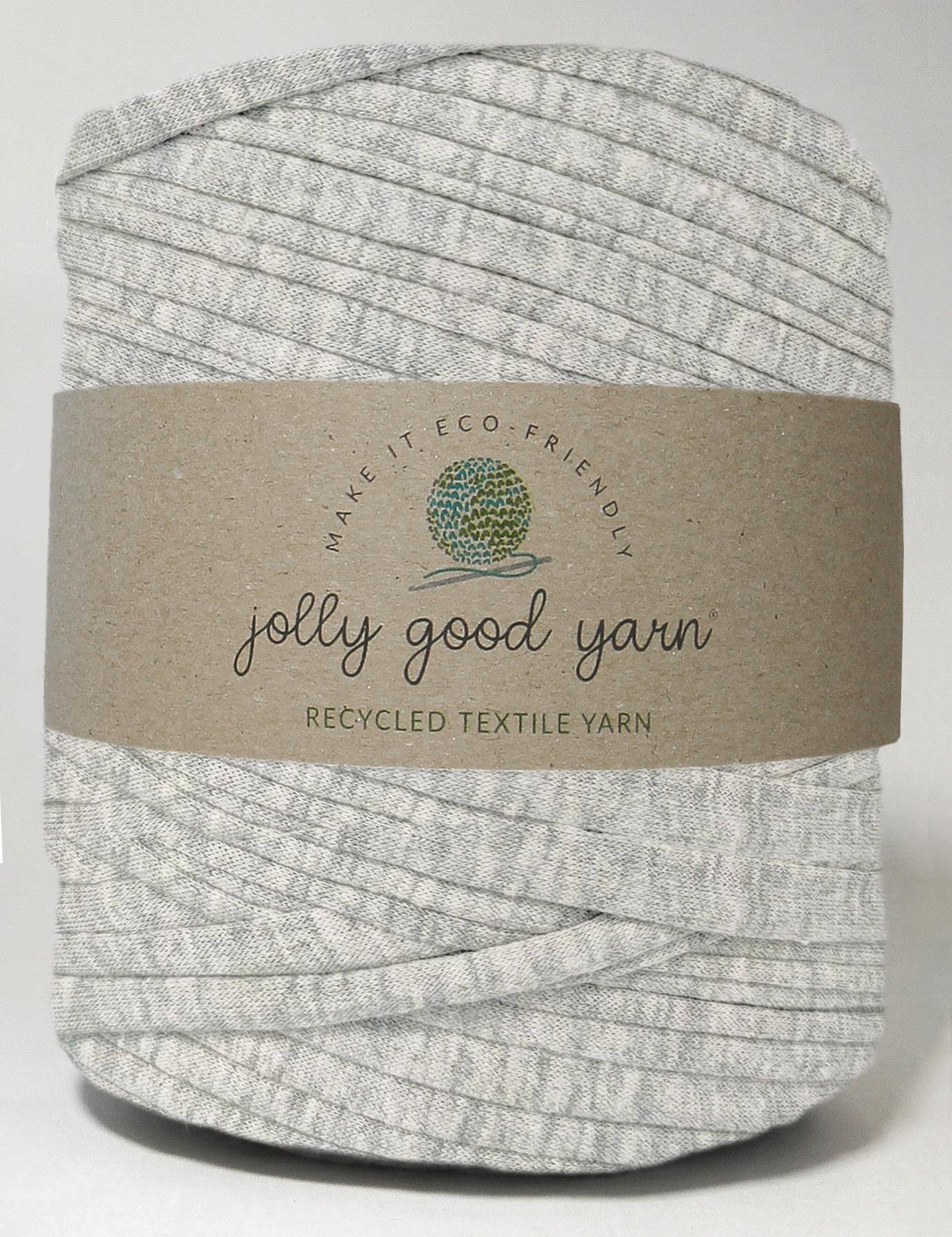 Light grey t-shirt yarn by Jolly Good Yarn (100-120m)
