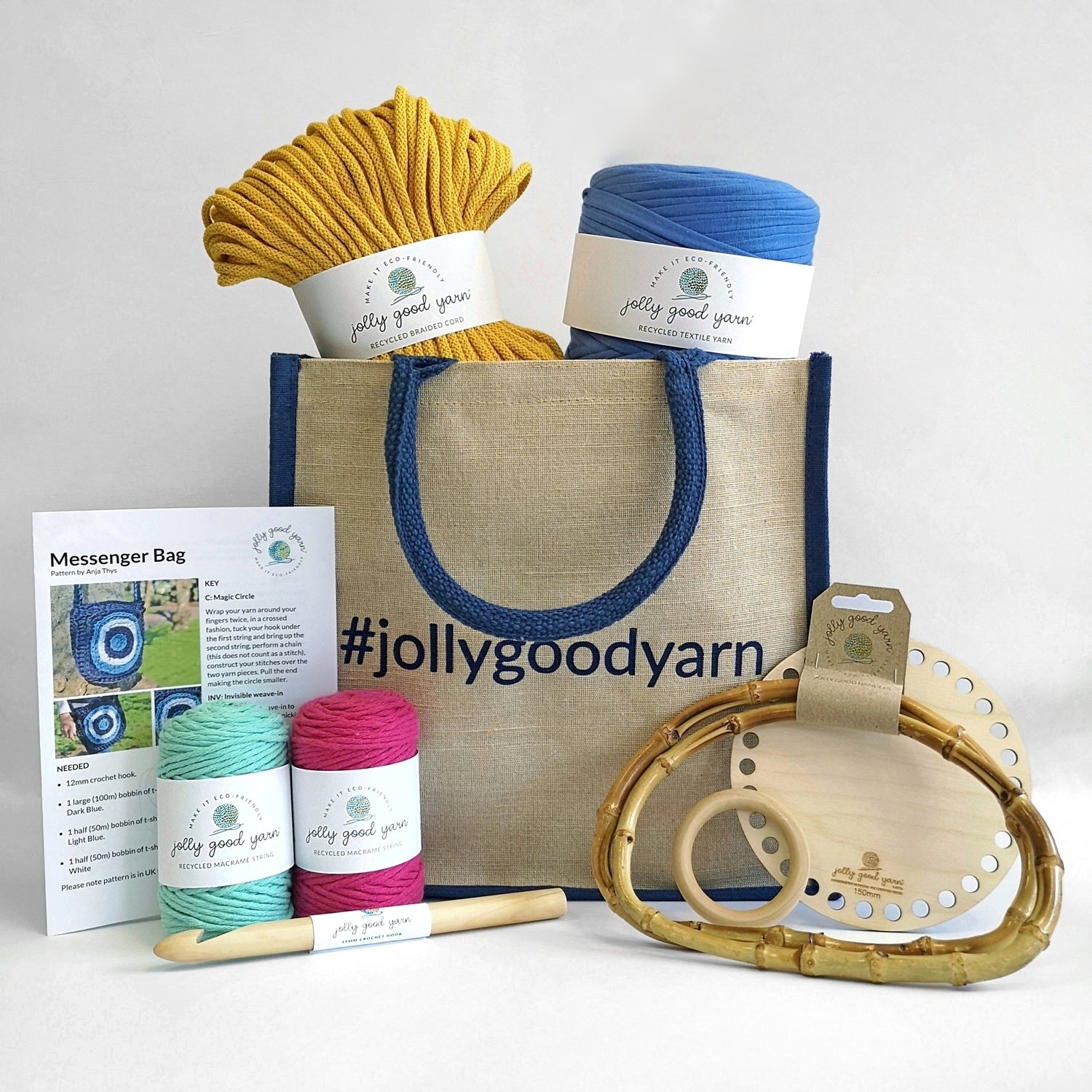 Jolly Good Yarn: Eco-Friendly Crochet, Knitting & T Shirt Yarns